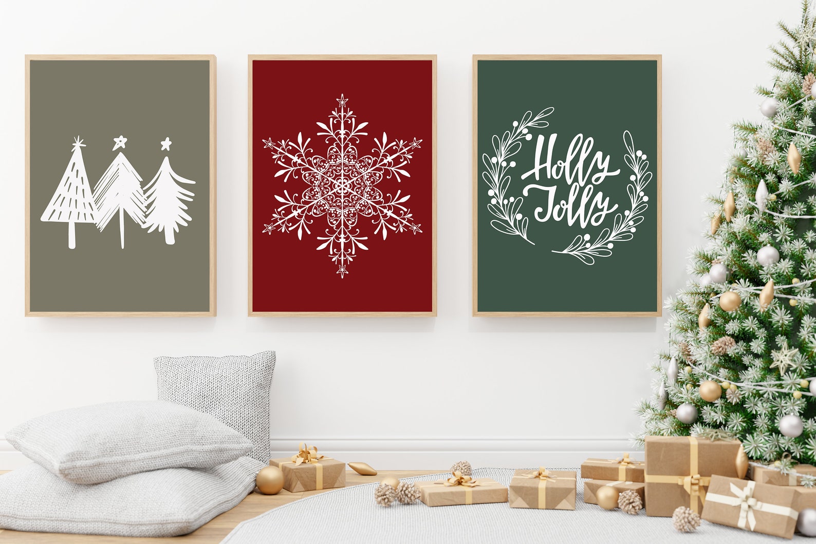 Christmas Mega Bundle Set of 15 Printables Boho Christmas - Etsy