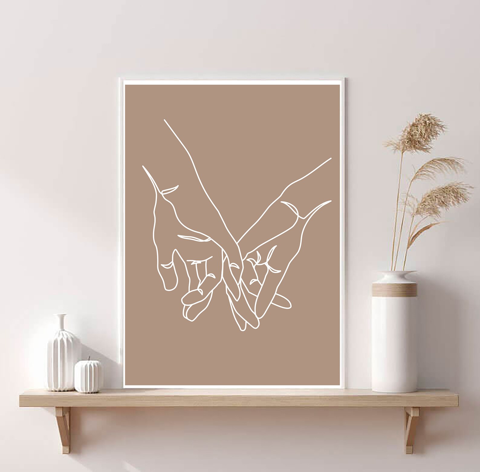 Abstract Print Fine Line Hands Print Couple Print One Line - Etsy