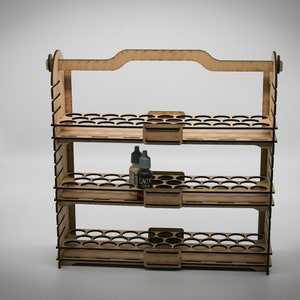 Vertical Paint Storage Rack for Model Painting, Compatible With Several ...