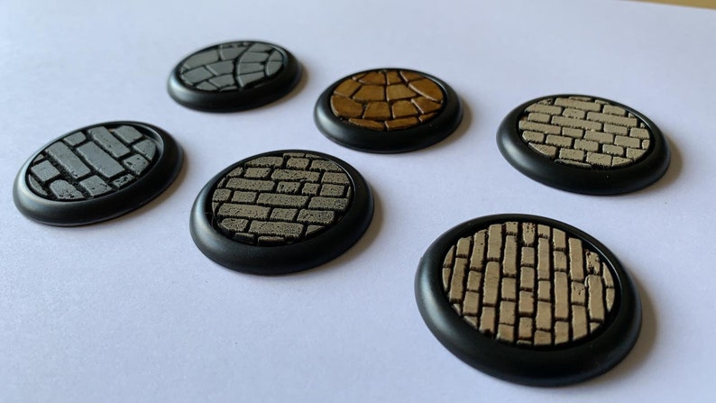 MDF Miniature Base Inserts, Wargaming Scenery - Etsy