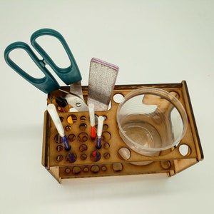 Brush and Tool Holder With Water Cup, Creative Gift, Compact Quality ...