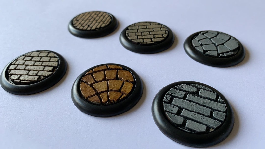 MDF Miniature Base Inserts, Wargaming Scenery - Etsy