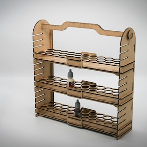 Vertical Paint Storage Rack for Model Painting, Compatible With Several ...