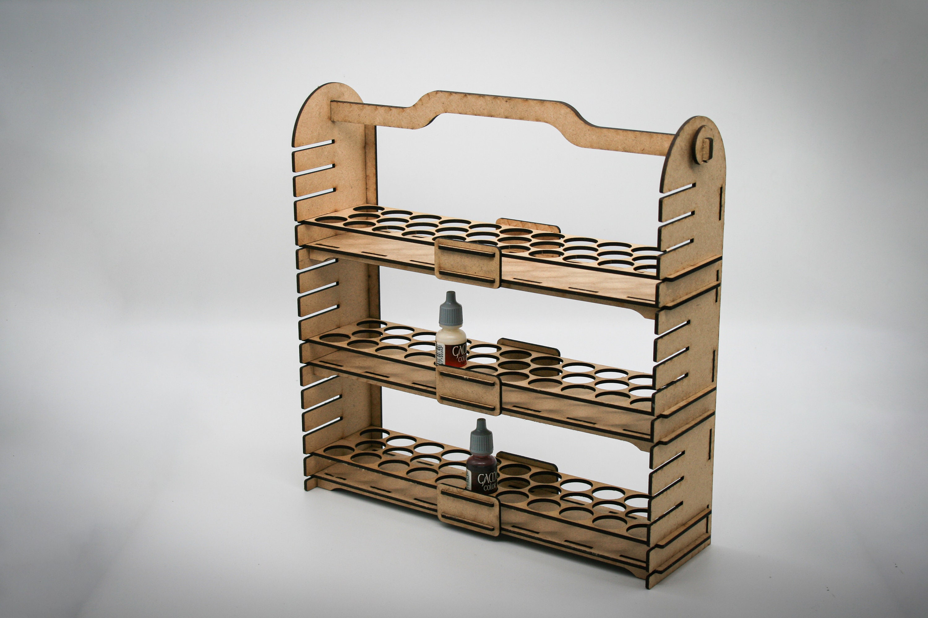 Vertical Paint Storage Rack for Model Painting, Compatible With Several ...