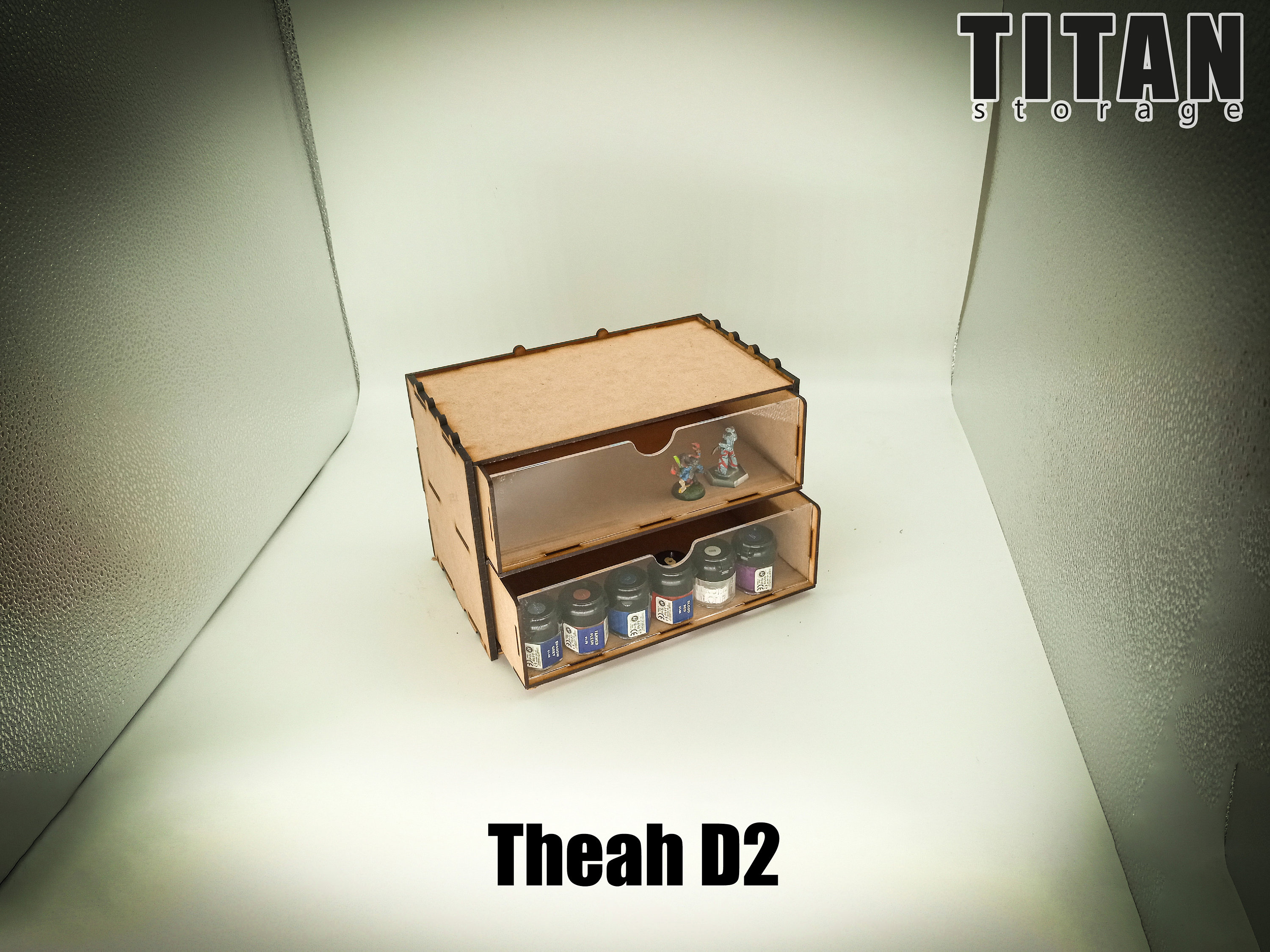 Modular Storage Paint Rack Cabinet Organizer Drawers Miniature - Etsy ...