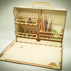 MEGA Portable Paint Station, Modular Shelves and Storage Compatible ...