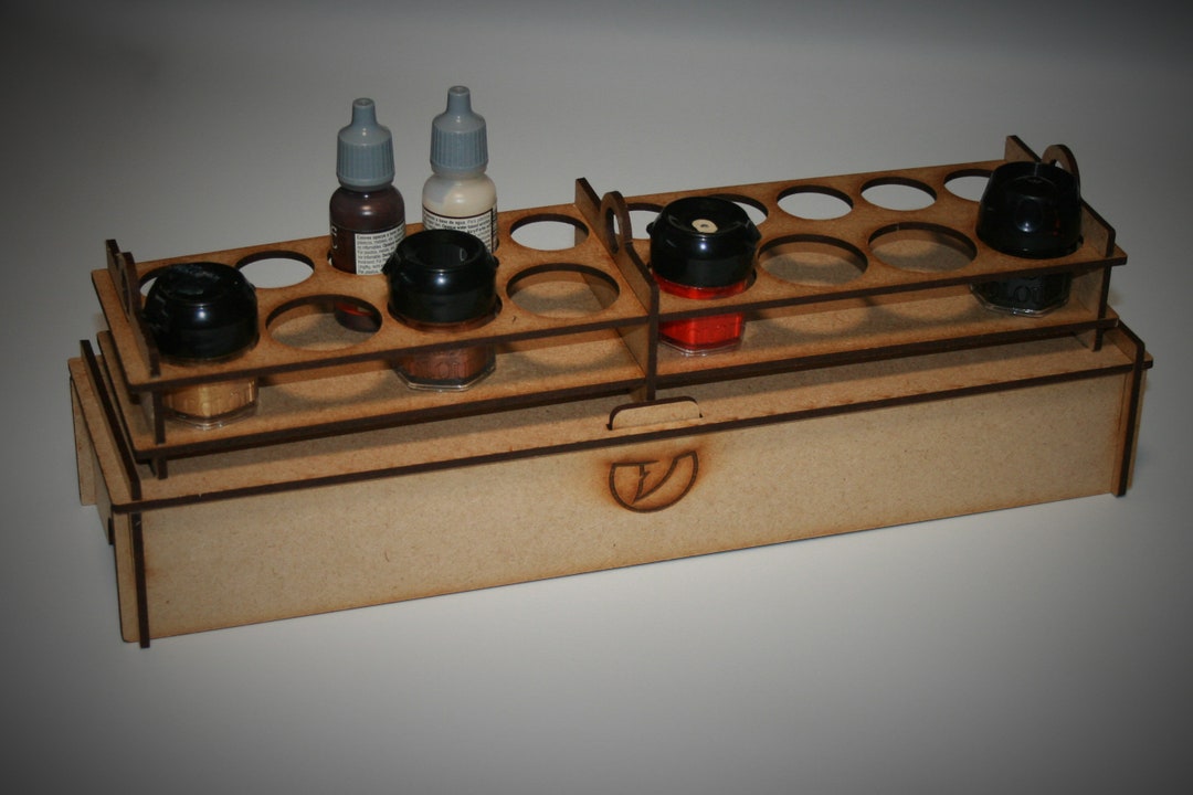 Paint Storage Rack for Model Painting, Compatible With Several Vendors ...