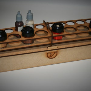 Paint Storage Rack for Model Painting, Compatible With Several Vendors ...