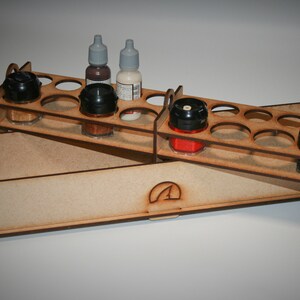 Paint Storage Rack for Model Painting, Compatible With Several Vendors ...
