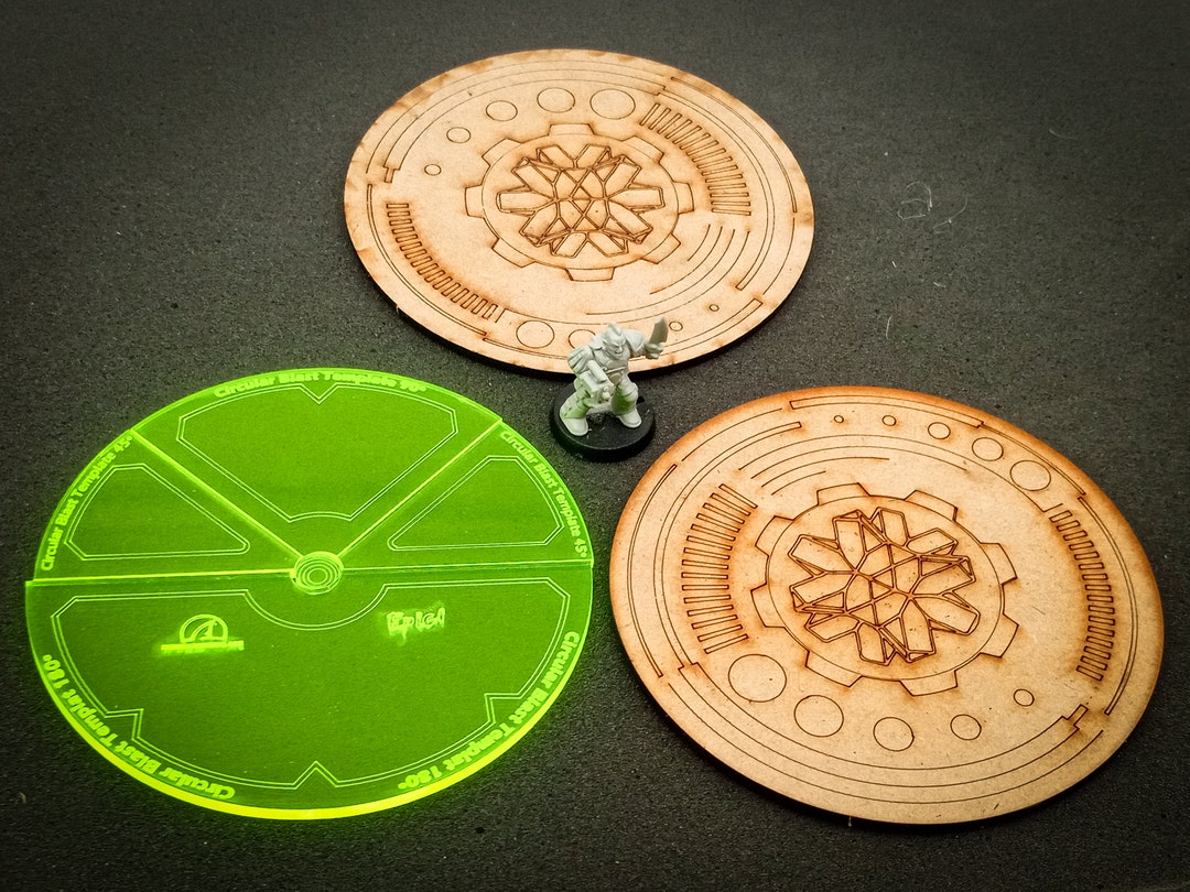 Infinity Silhouettes Blast and Decompression Zone Templates - Etsy