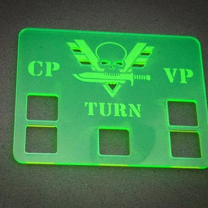 Warhammer 40K & Kill Team Point Counter. Victory, Command Points, Turn ...