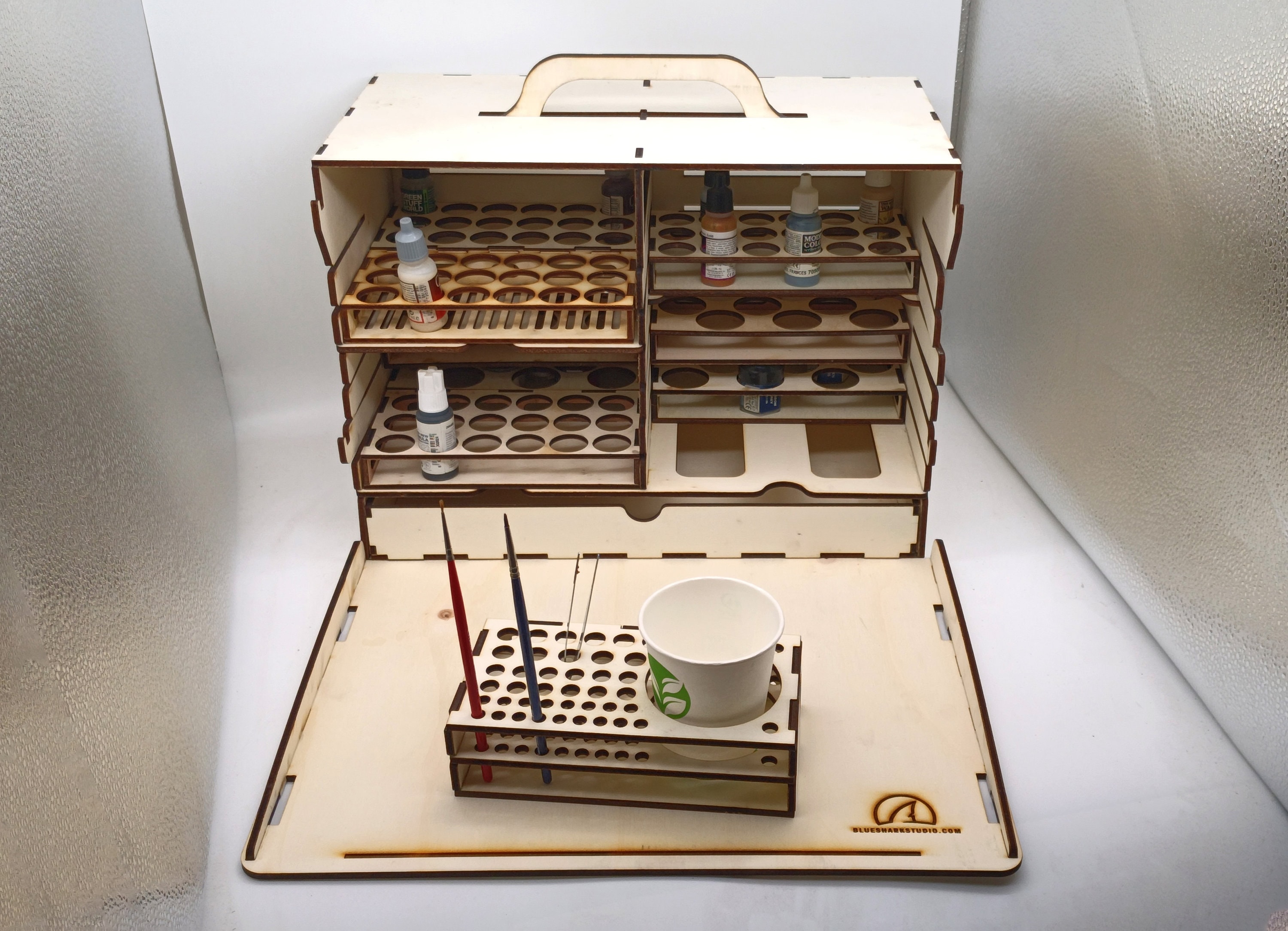 Beast Portable Paint Station Modular Shelves & Storage - Etsy