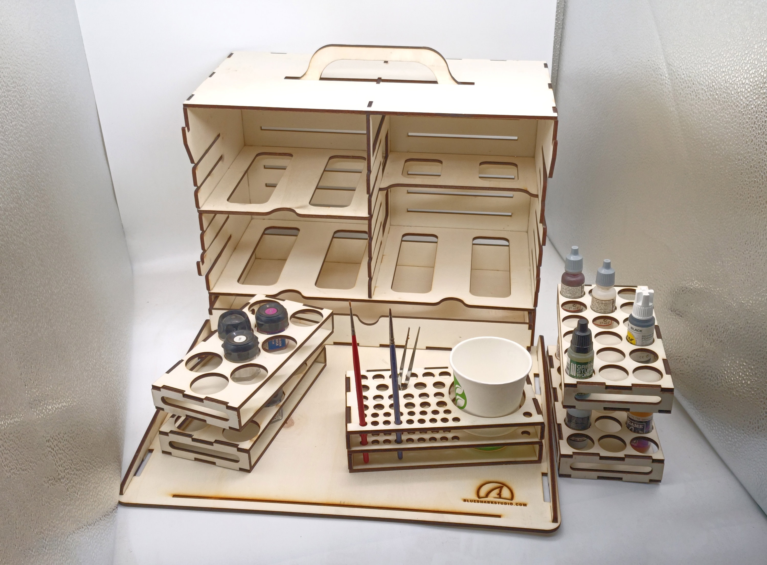 Beast Portable Paint Station Modular Shelves & Storage - Etsy