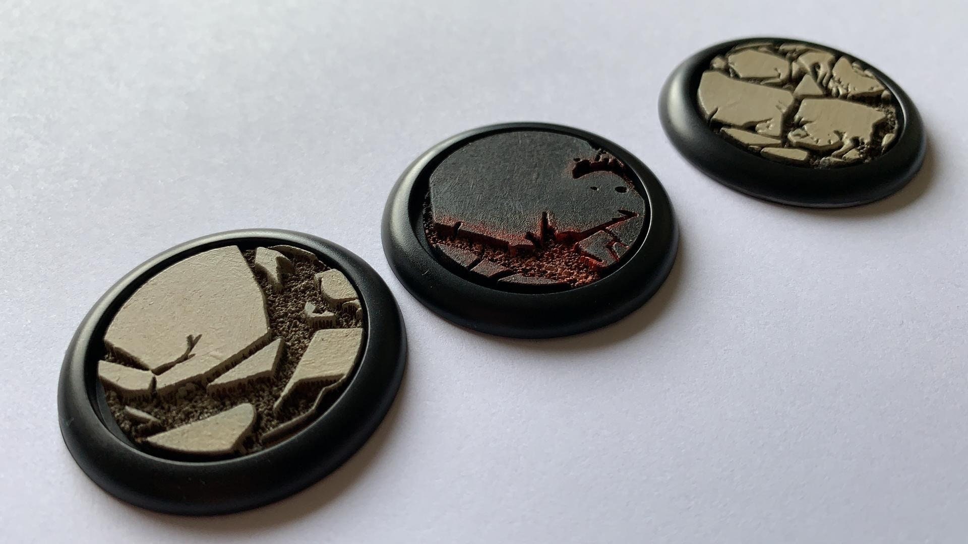 MDF Miniature Base Inserts, Wargaming Scenery - Etsy