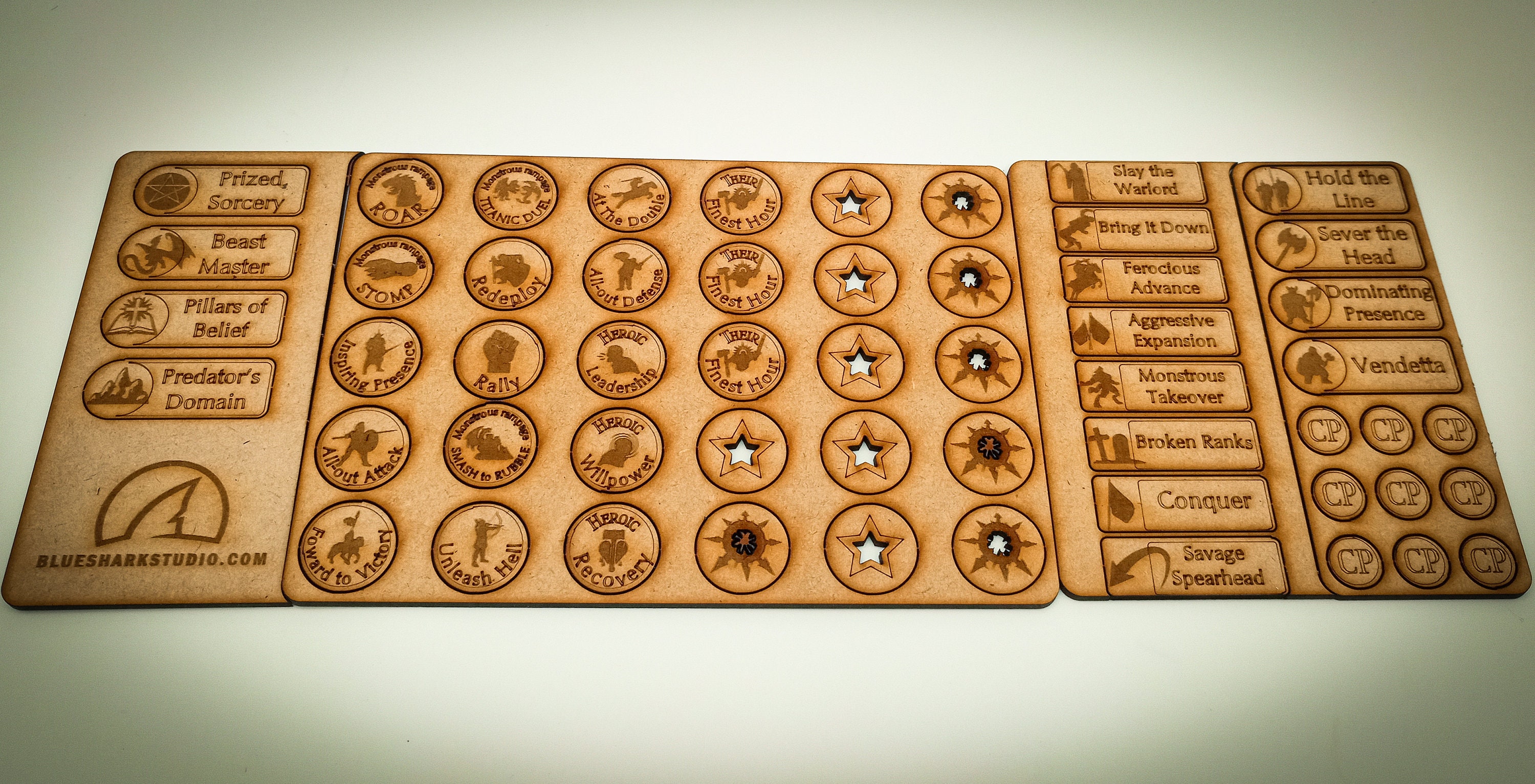 AOS Warhammer Age of Sigmar Control Board and Tokens With - Etsy UK