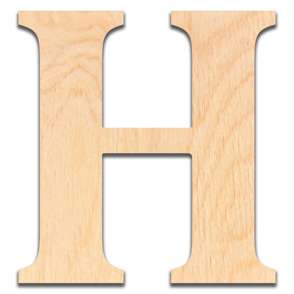 Wood Letter H - Etsy