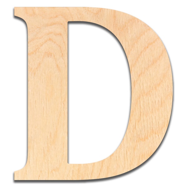 Wooden Letter D - Etsy