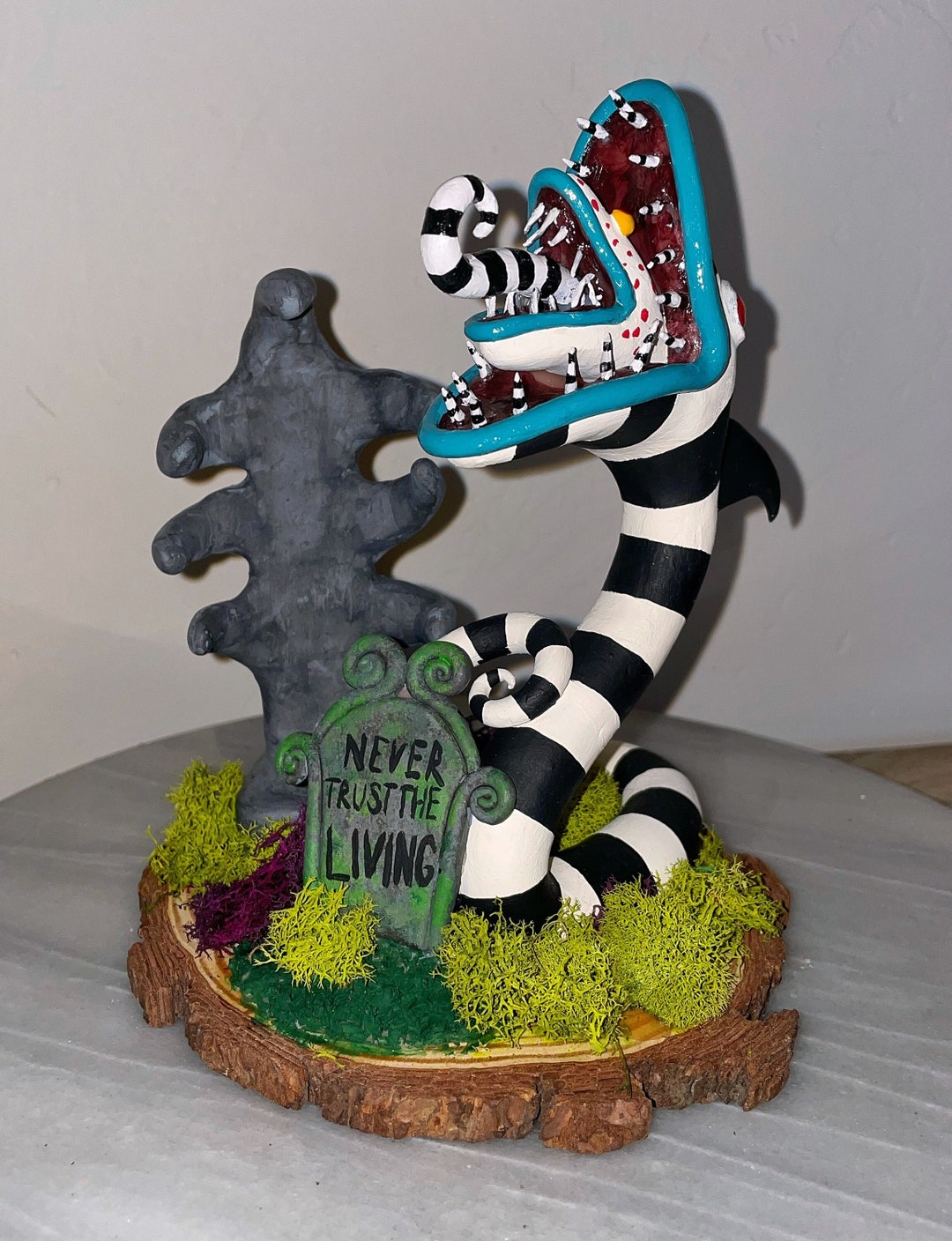 Beetlejuice Sandworm Figurine Beetlejuice Halloween Decor - Etsy