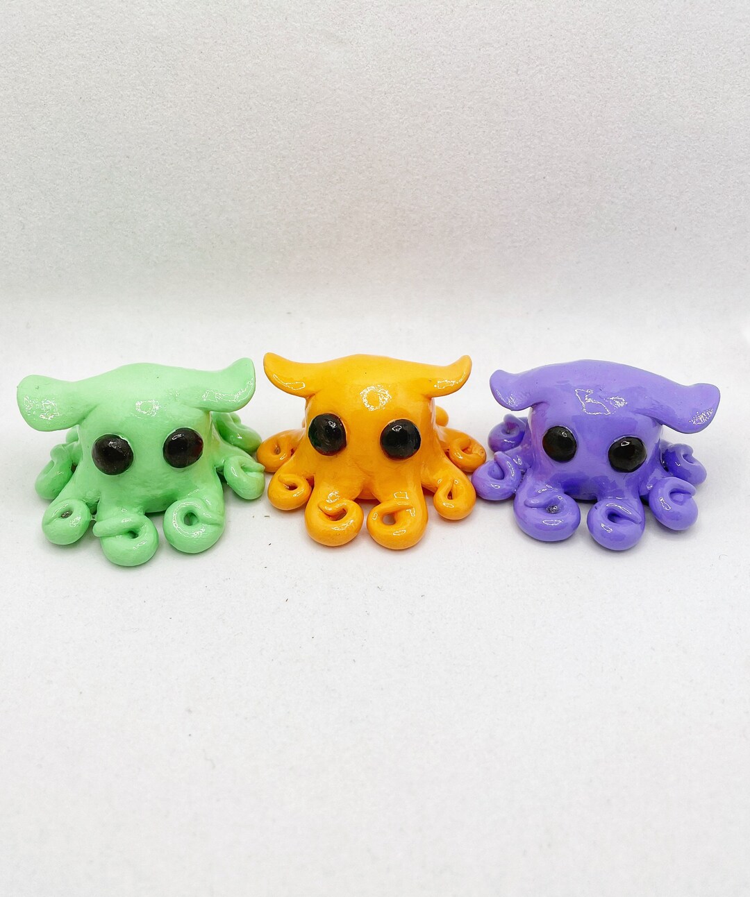 Dumbo Octopus Figurine Dumbo Octopus Art Umbrella Octopus - Etsy