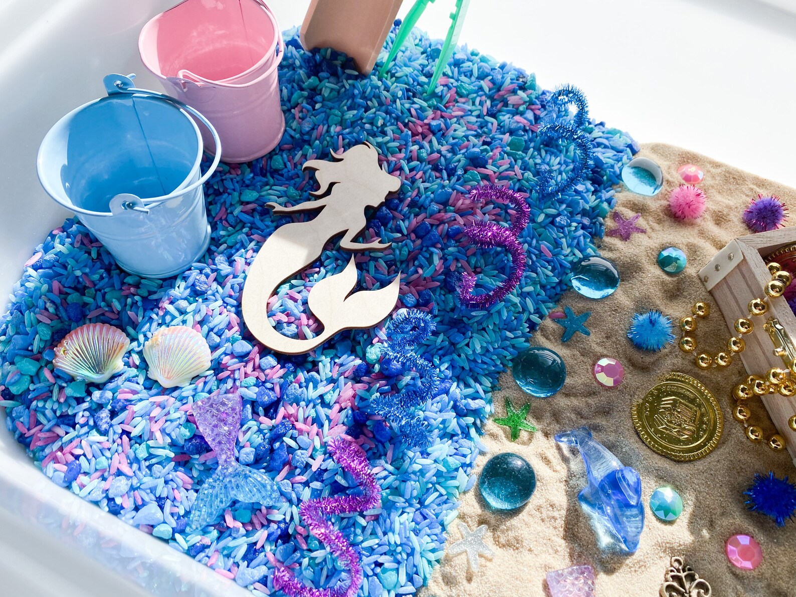 Mermaid Sensory Bin | Etsy
