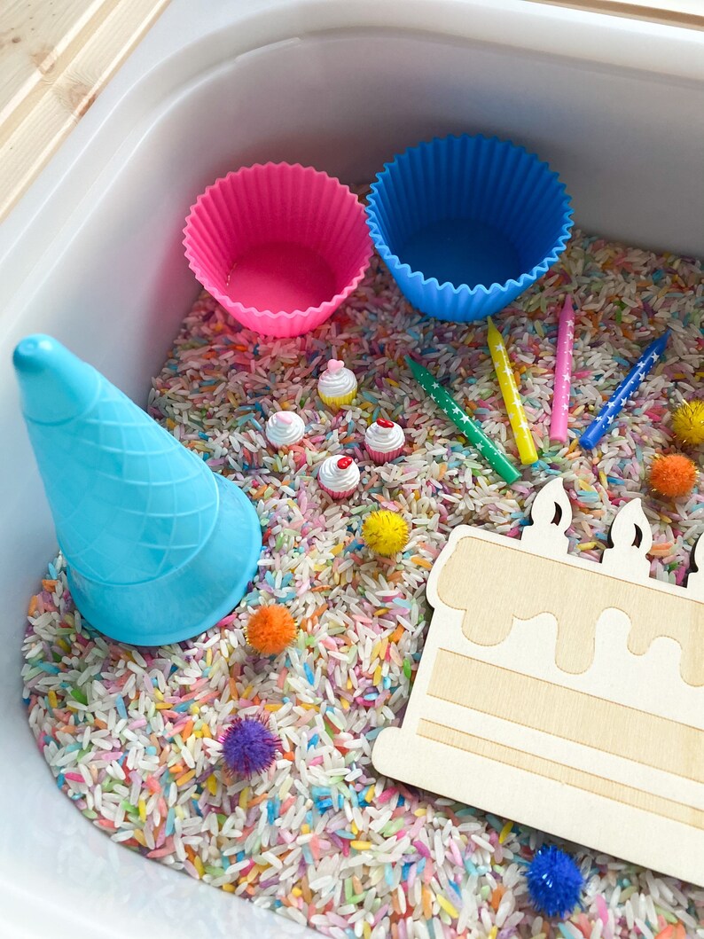 Birthday Sensory Bin | Etsy