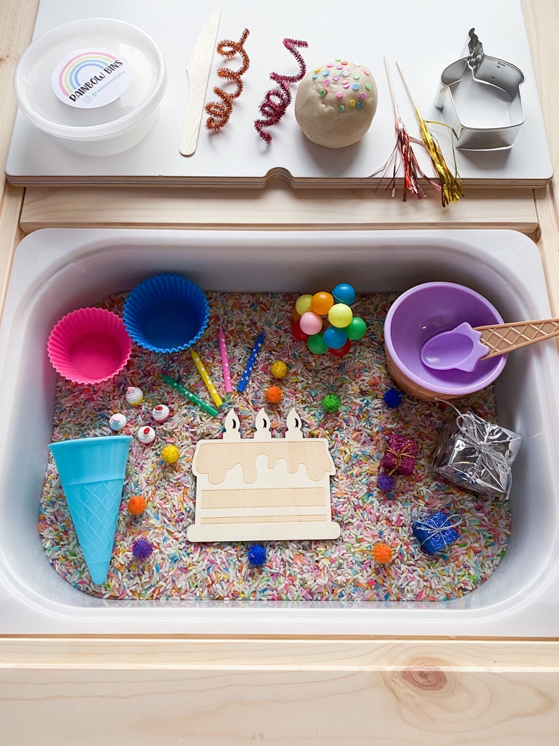 Birthday Sensory Bin - Etsy
