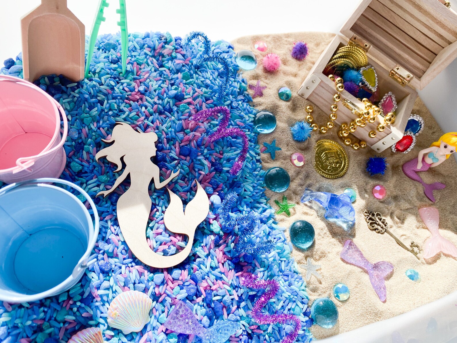 Mermaid Sensory Bin - Etsy