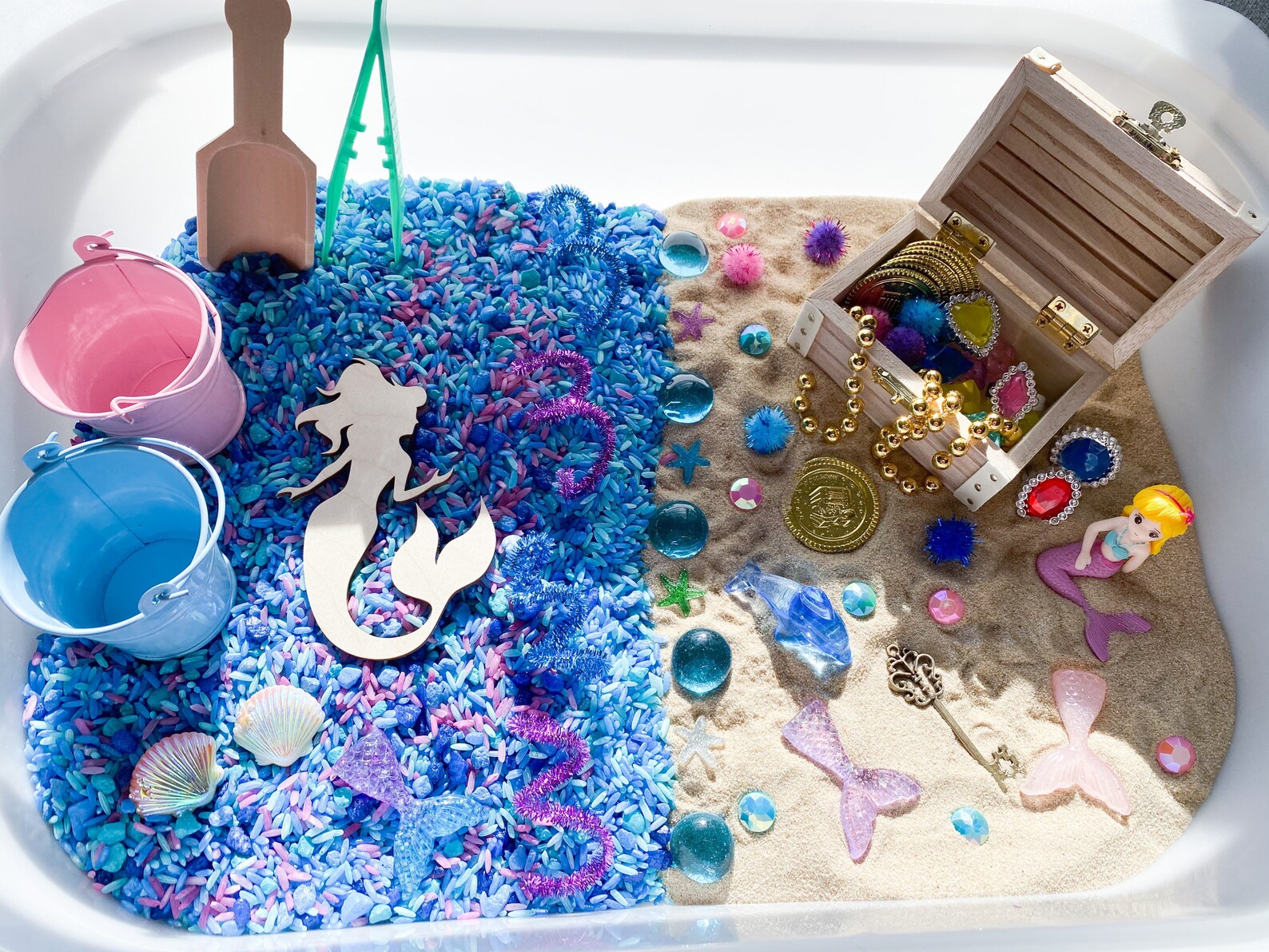 Mermaid Sensory Bin - Etsy