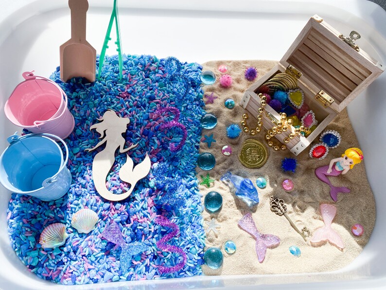 Mermaid Sensory Bin | Etsy