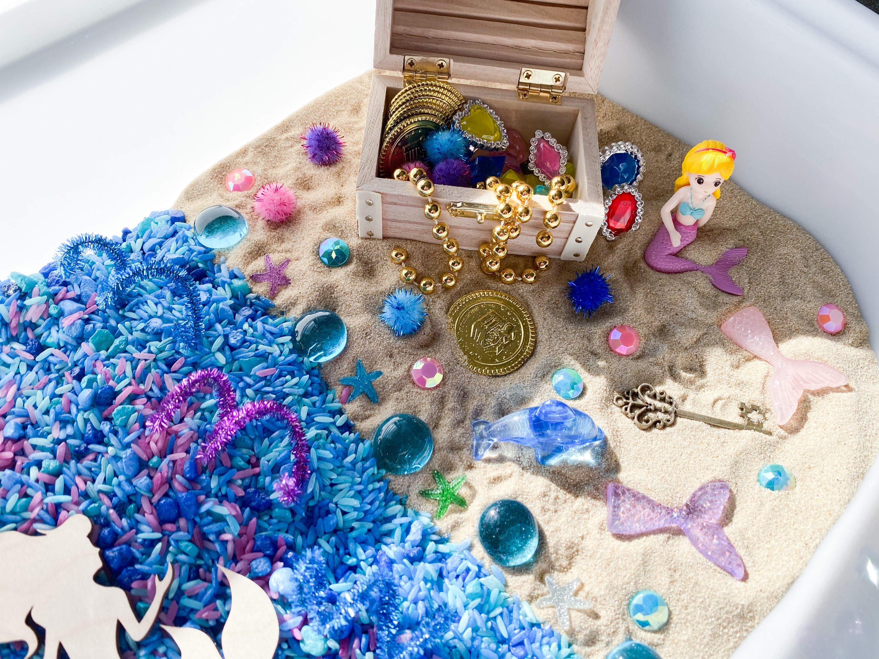 Mermaid Sensory Bin | Etsy