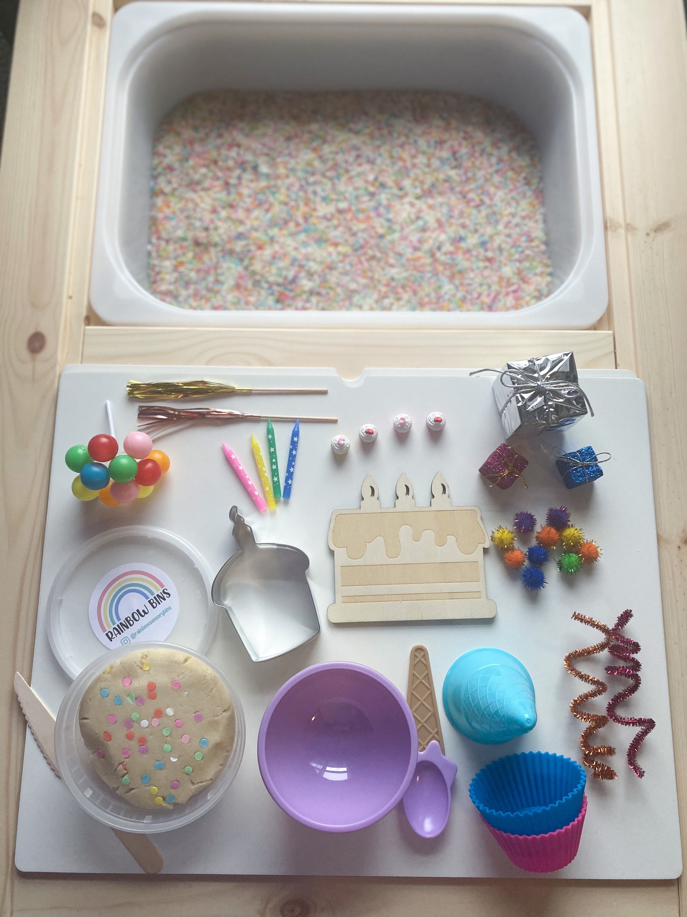 Birthday Sensory Bin | Etsy
