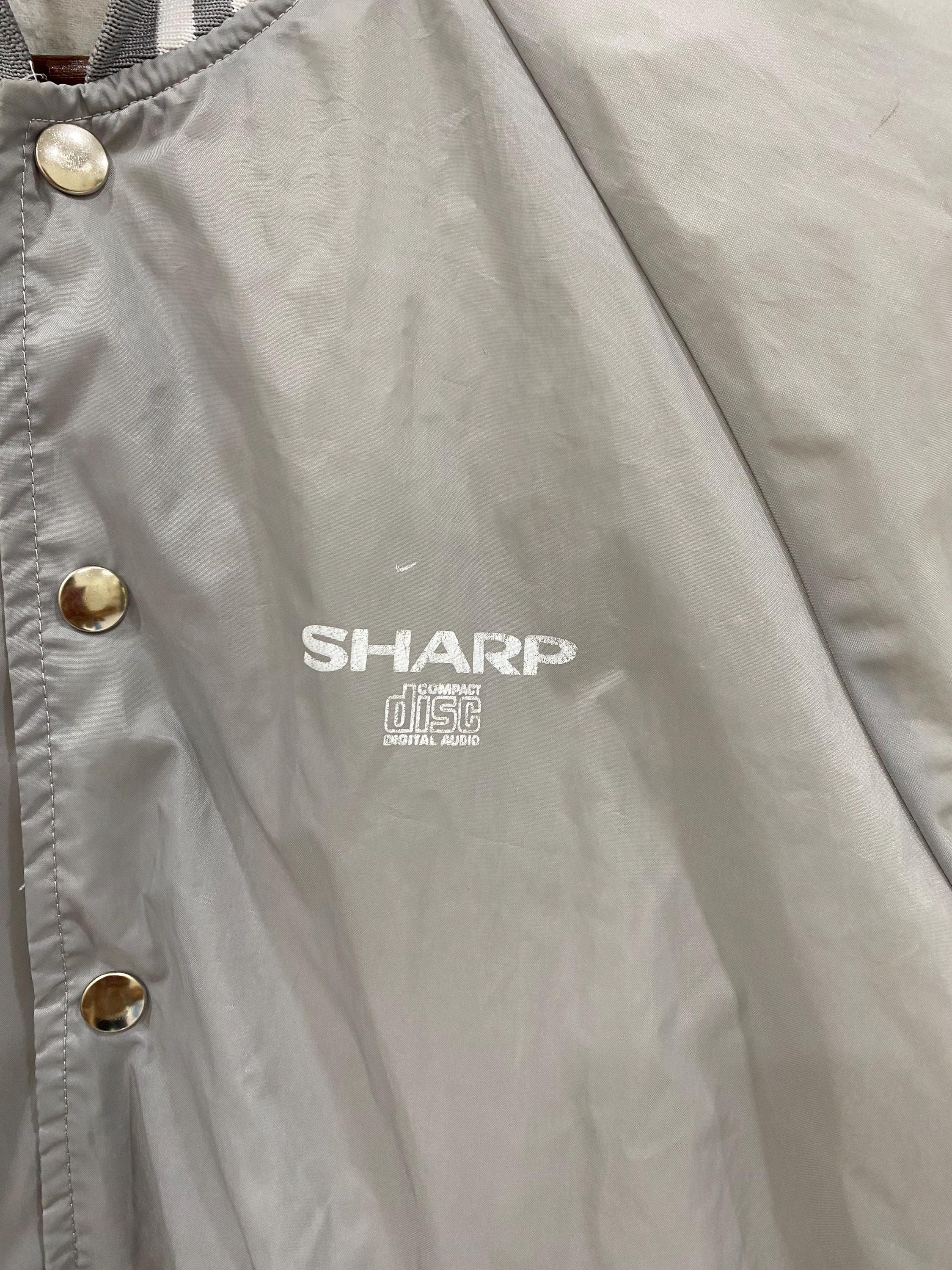Vintage 90s Sharp Disc Compact Digital Audio Windbreaker Jacket ...