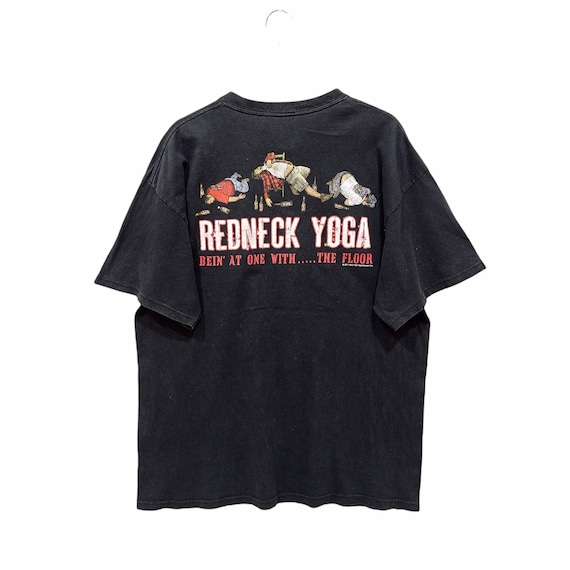 Vintage 90s Redneck Yoga Shirts Graphic Shirts Streetwear Size | Etsy