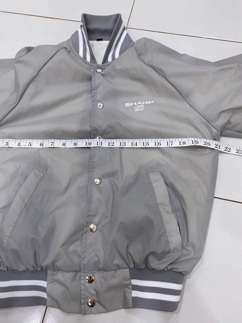 Vintage 90s Sharp Disc Compact Digital Audio Windbreaker Jacket ...