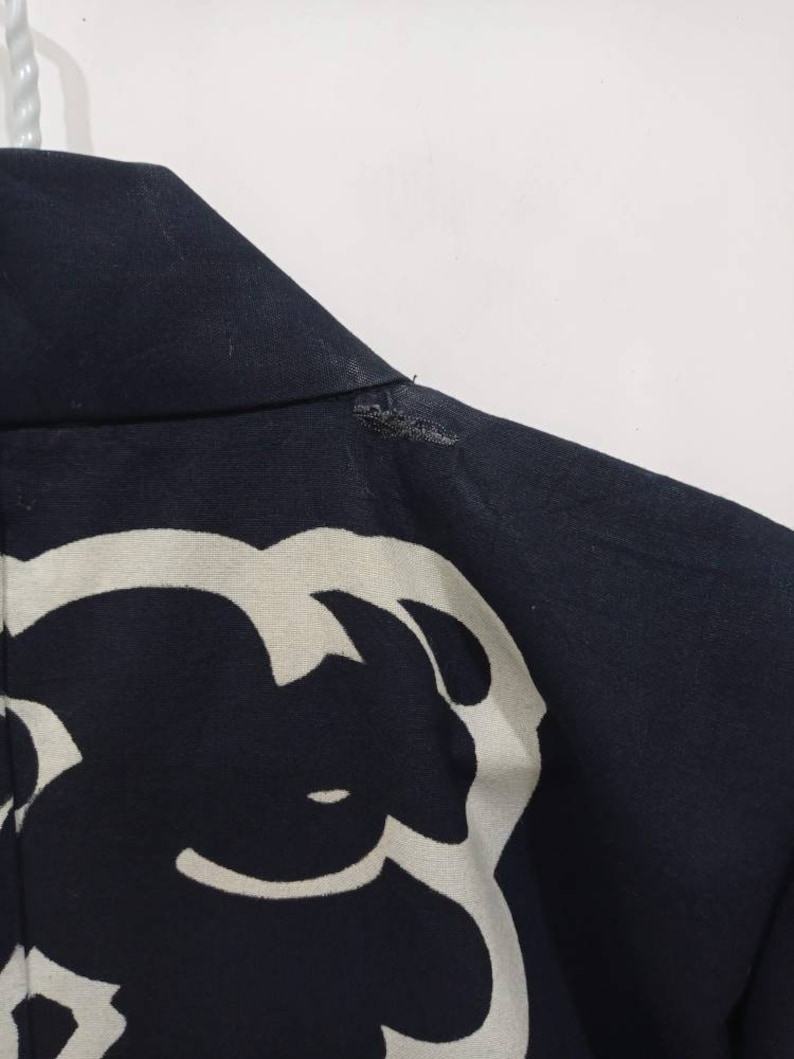Vintage Indigo Yukata - Rare Yukata - Noragi Jacket - Vintage Japanese ...