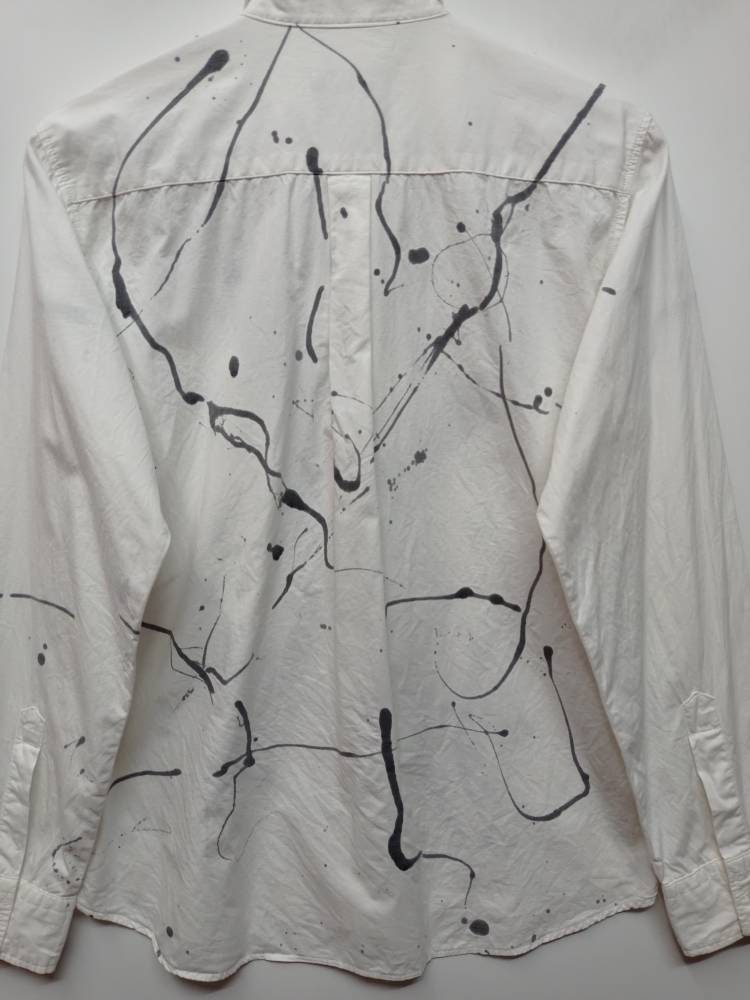 Vintage Y2K Moviment Japan Punk Design Splash Paint Shirts Streetwear ...