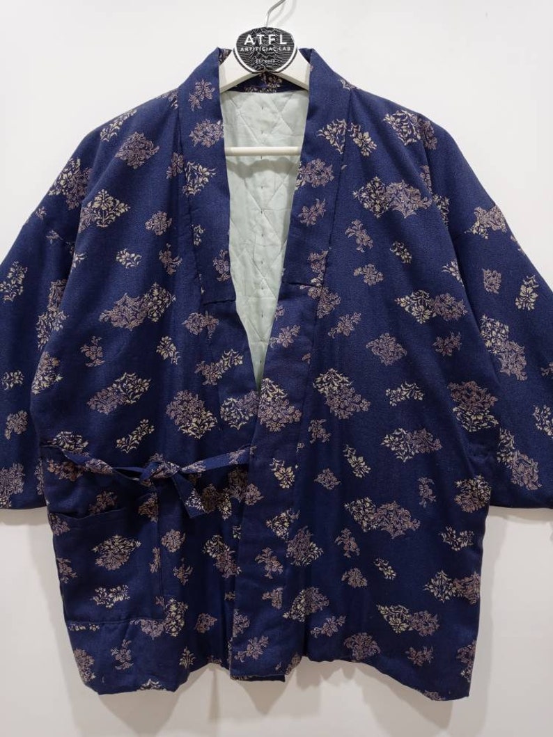Vintage Padded Hanten Rare Yukata Noragi Jacket Vintage - Etsy