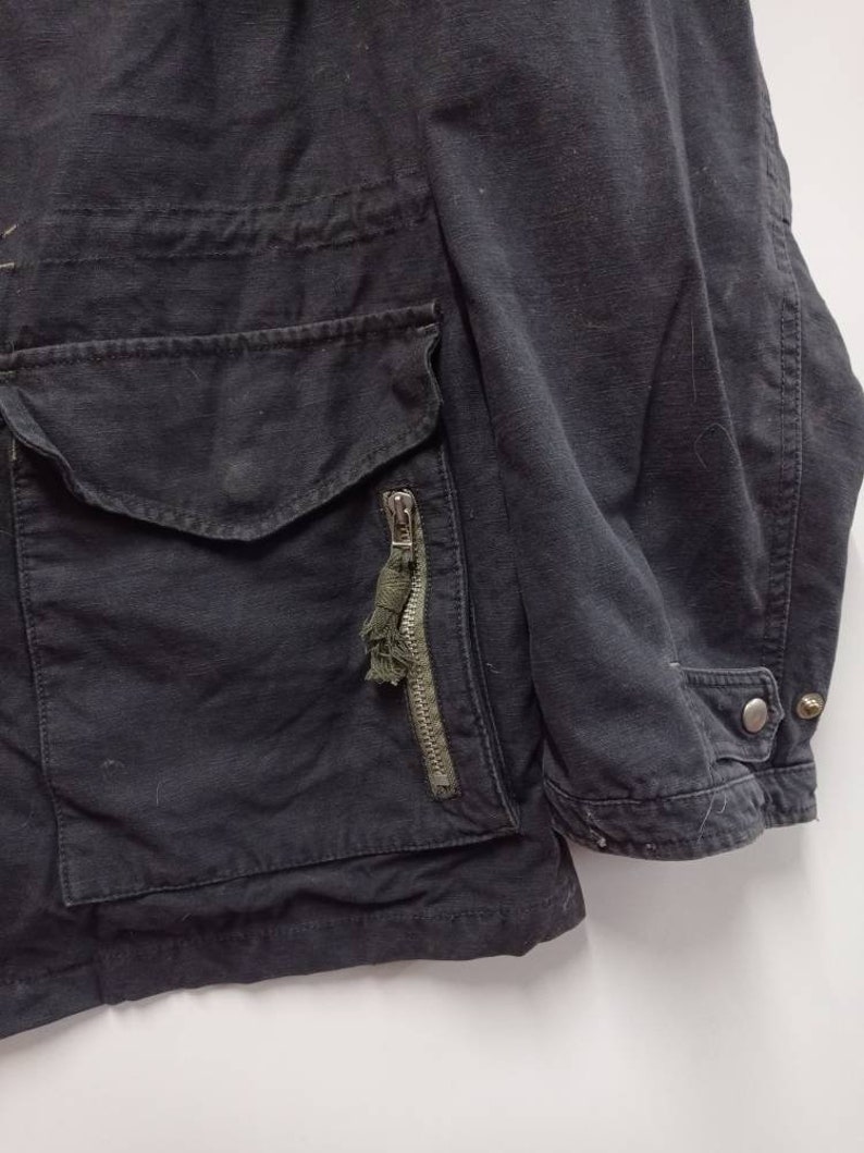 Vintage Avirex Black Devils Army Jacket Parka Rare Design | Etsy