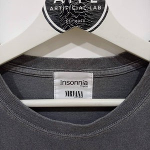 Vintage 90s Insomnia Japan NIRVANA Shirts Graphic Shirts Streetwear ...