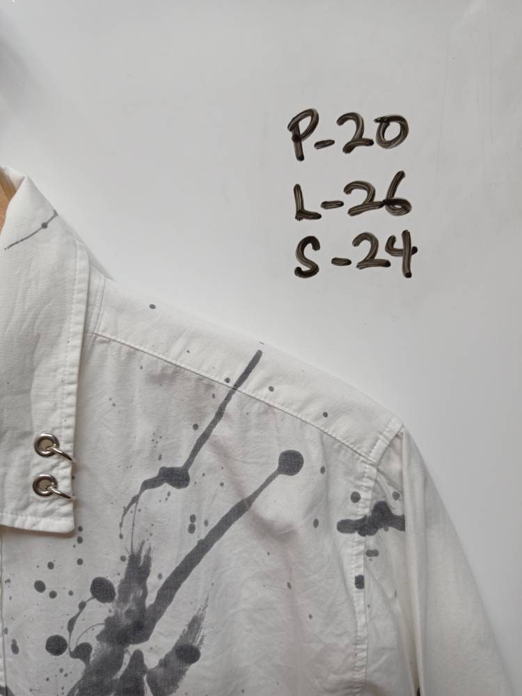 Vintage Y2K Moviment Japan Punk Design Splash Paint Shirts Streetwear ...