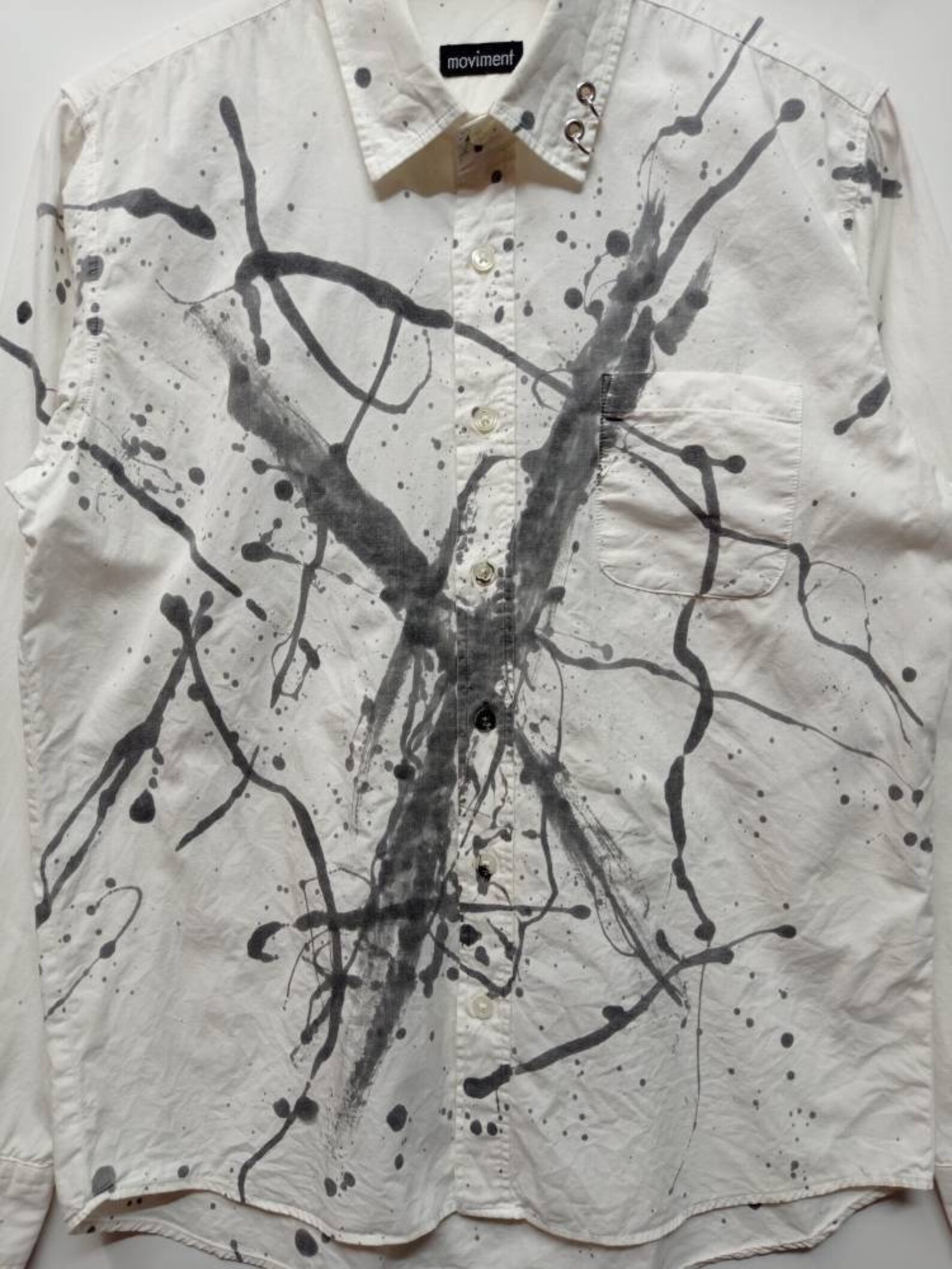 Vintage Y2K Moviment Japan Punk Design Splash Paint Shirts Streetwear ...