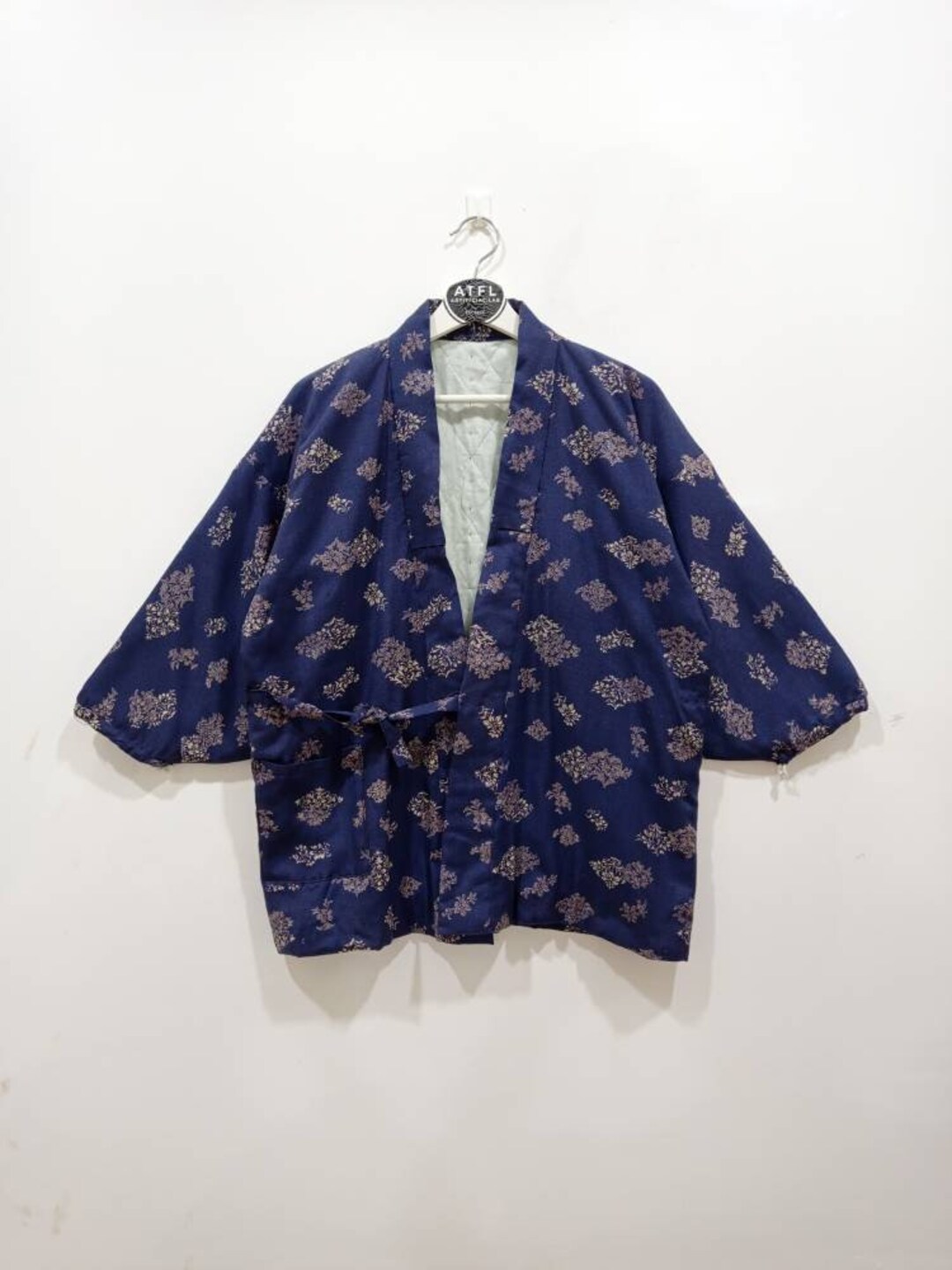 Vintage Padded Hanten Rare Yukata Noragi Jacket Vintage Japanese Kimono ...