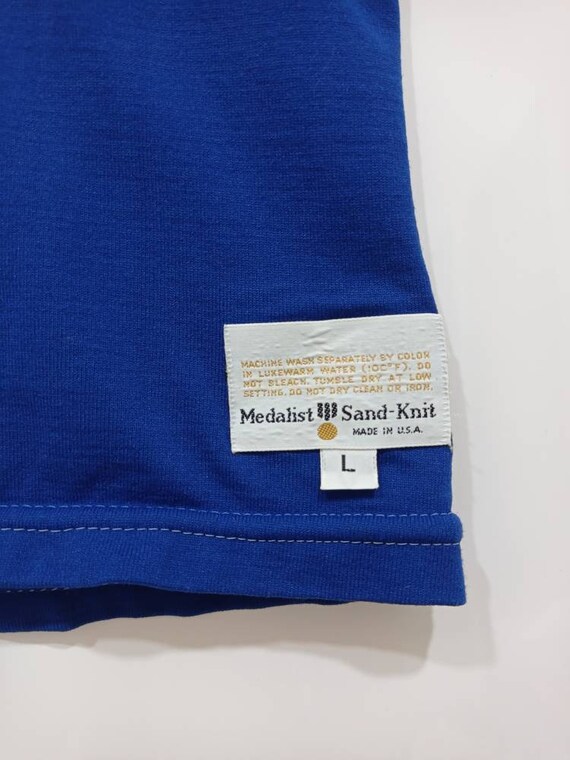 Vintage 80s Medalist Sand Knit Stripes Shirts Streetw… - Gem