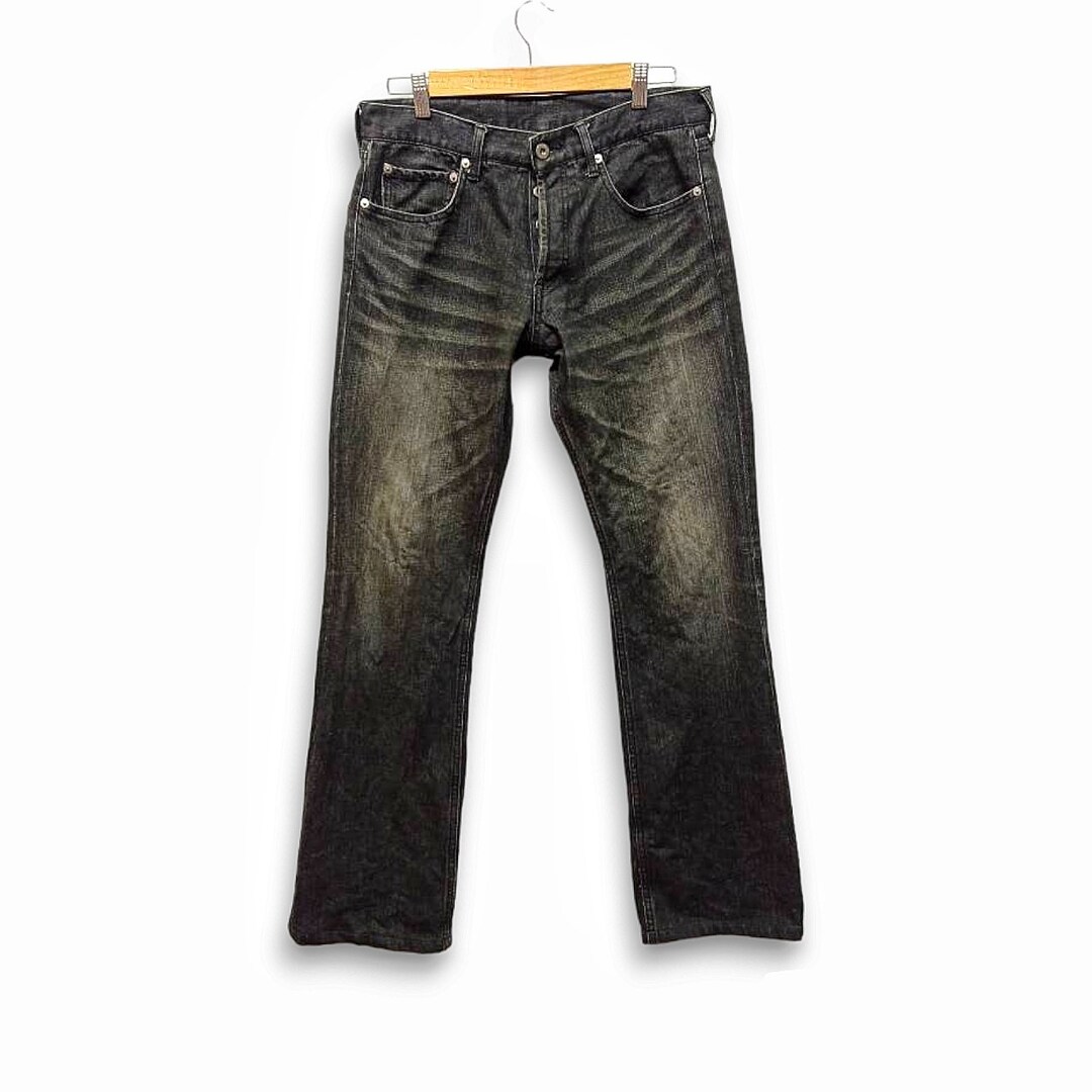 Vintage 90s High Street Japan Rugged Boot Cut Denim Streetwear Size W33 ...