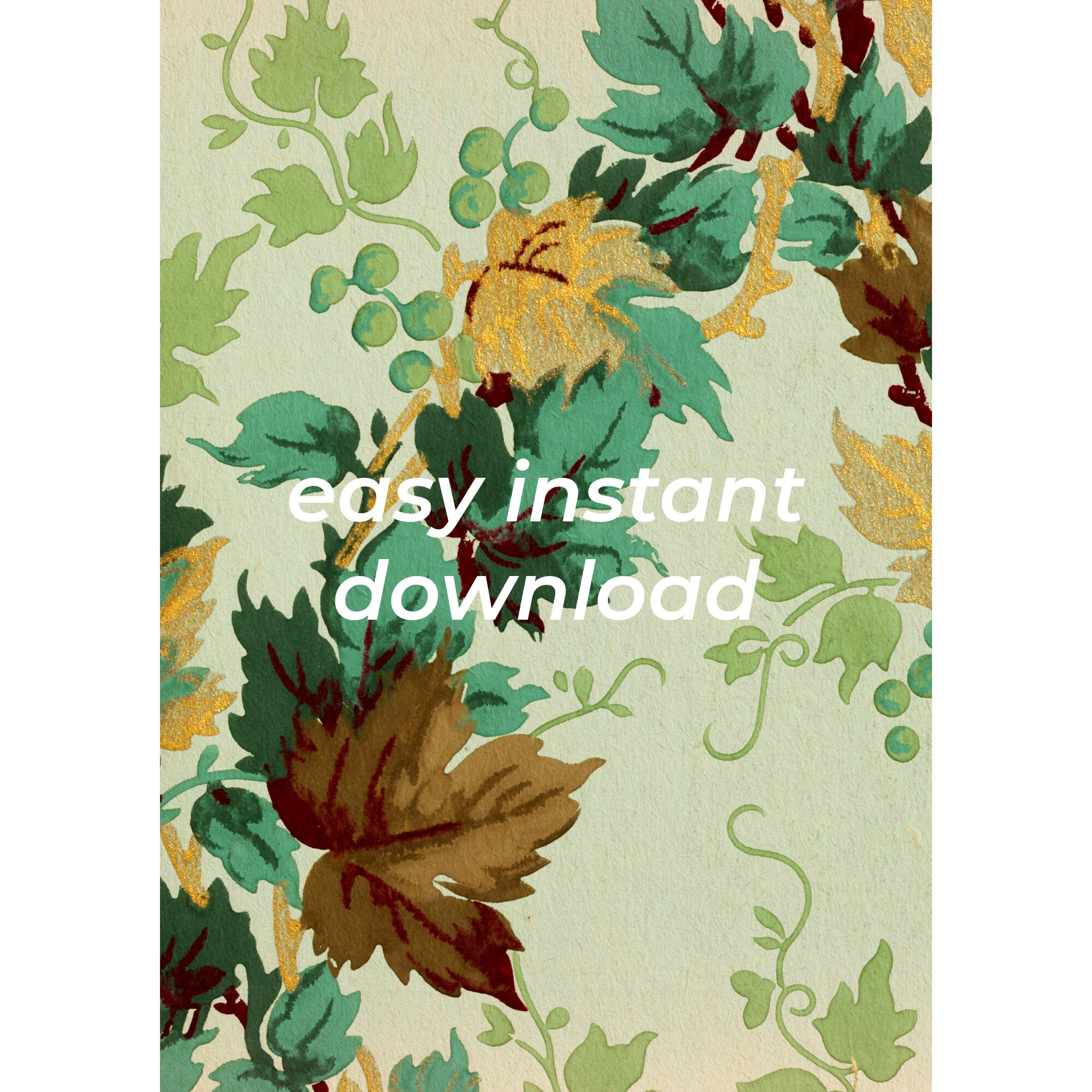 WALLPAPERPARADE COLLECTION 013 Digital Paper Set, 3 A4 Authentic ...