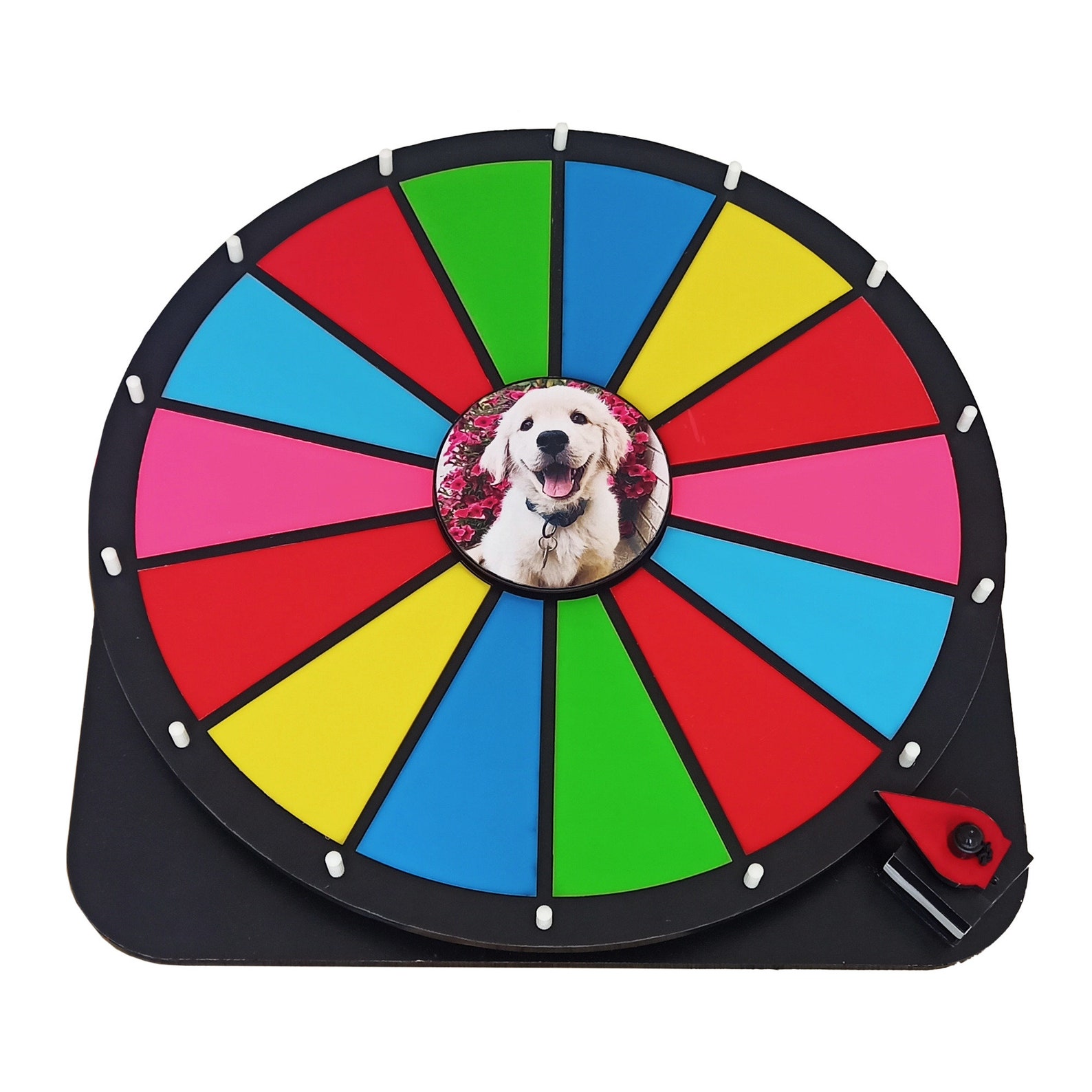 Black 20 Prize Wheel Wooden Spin the Wheel Game Large Prize Wheel ...