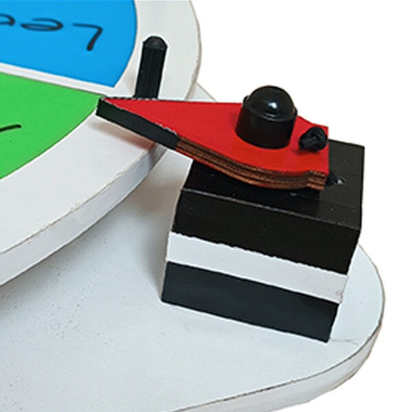 White 24 Wall Prize Wheel Wall Mount Large Prize Wheel Spin the Wheel ...