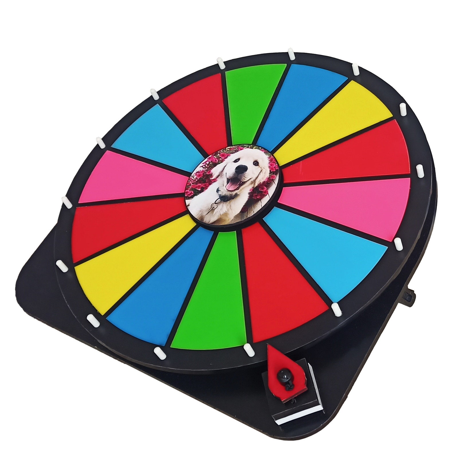 Black 20 Prize Wheel Wooden Spin the Wheel Game Large Prize Wheel ...