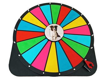 Black 20 Prize Wheel Wooden Spin the Wheel Game Large Prize Wheel ...