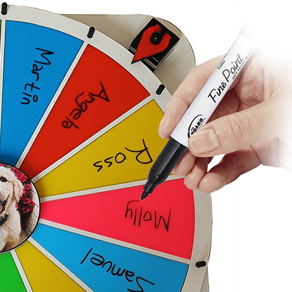 White 24 Wall Prize Wheel Wall Mount Large Prize Wheel Spin the Wheel ...